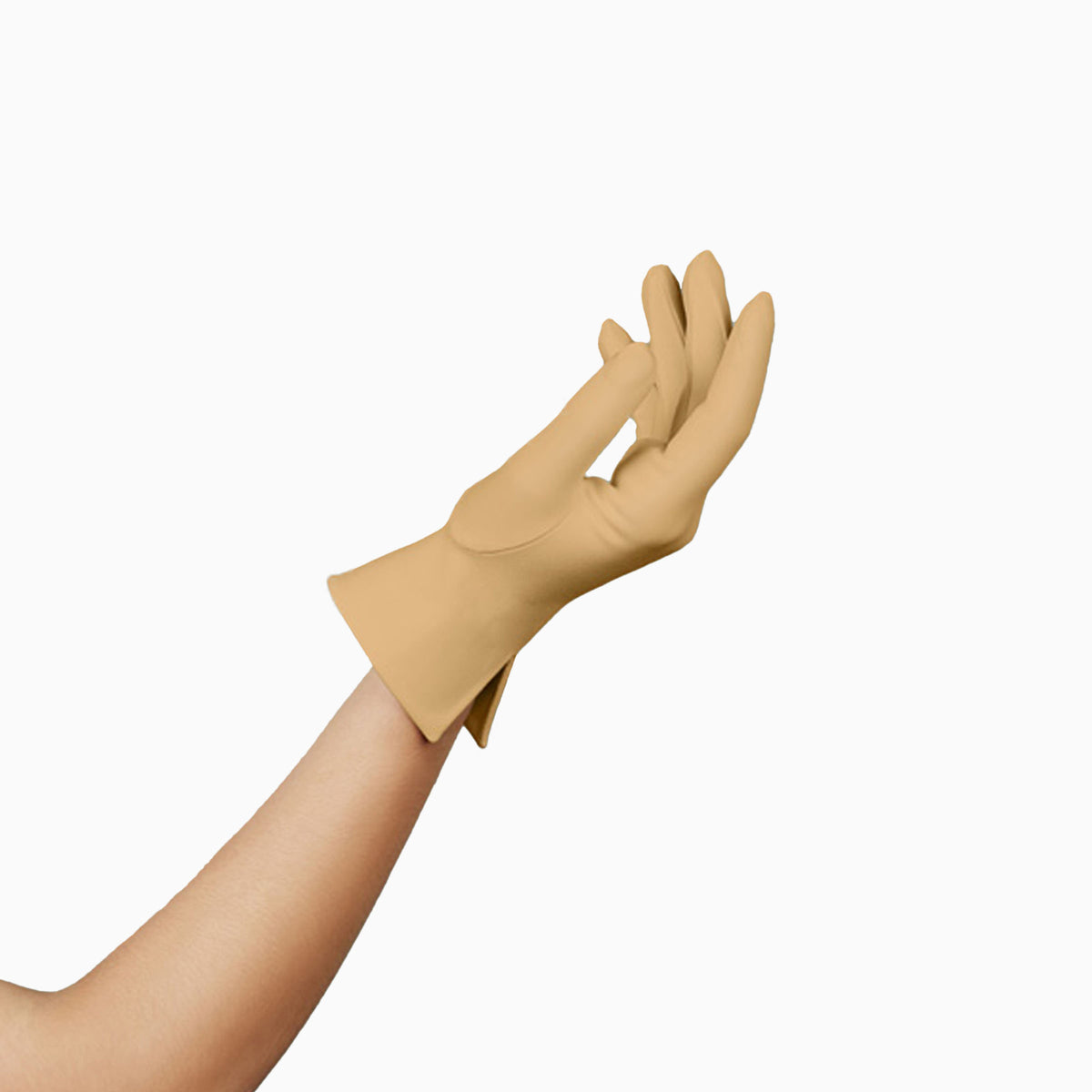 Women's Wrist Length Beige Day Glove | The Isabelle Glove | Ladyfinch™
